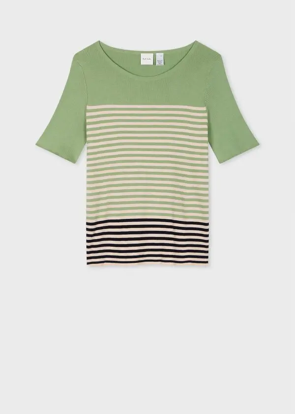 Paul Smith Striped Knit Top