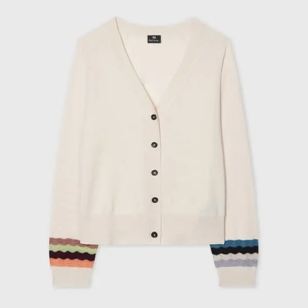Paul Smith Zig Zag Sleeve Cardigan