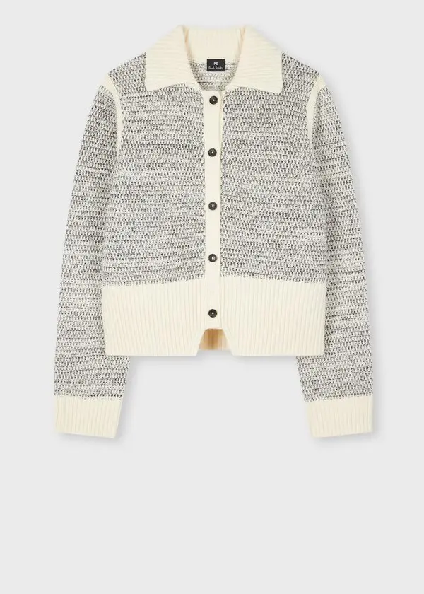 Paul Smith Collared Knitted Jacket