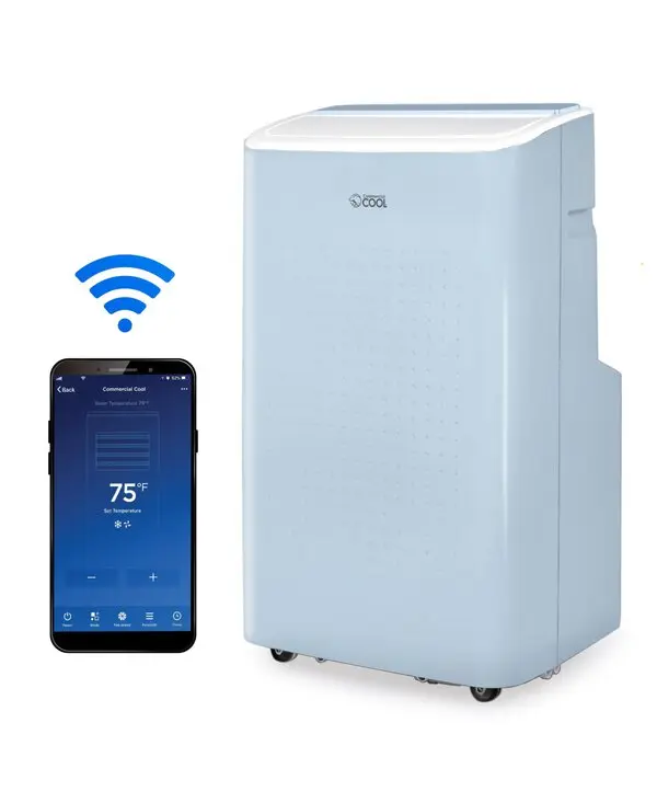 COMMERCIAL COOL 6350 Btu Portable Air Conditioner - Blue