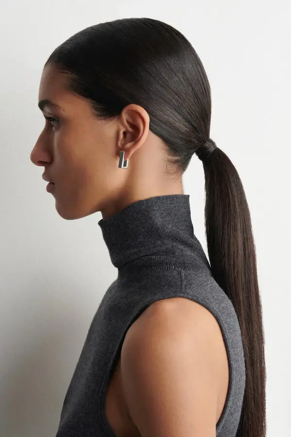 Cos Rectangular Hoop Earrings