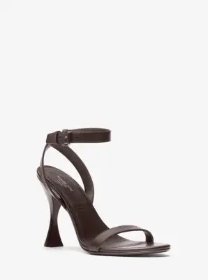 Michael Kors Bianca Leather Sandal - Brown