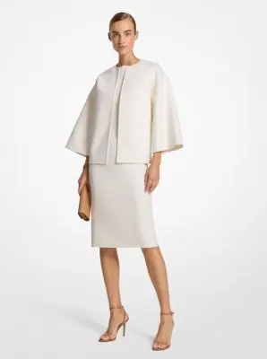 Michael Kors Double-faced Wool Kimono Jacket