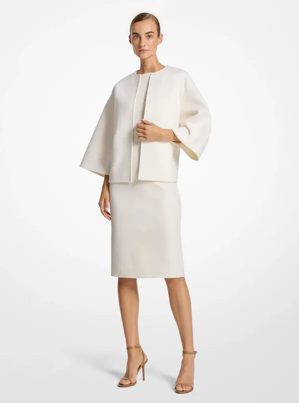 Michael Kors Double-faced Wool Kimono Jacket
