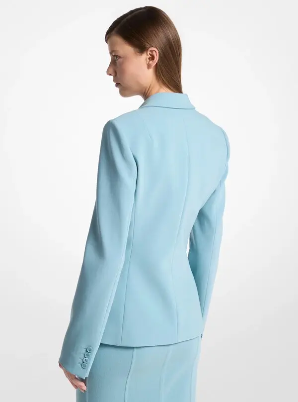 Michael Kors Stretch Pebble Crepe Blazer