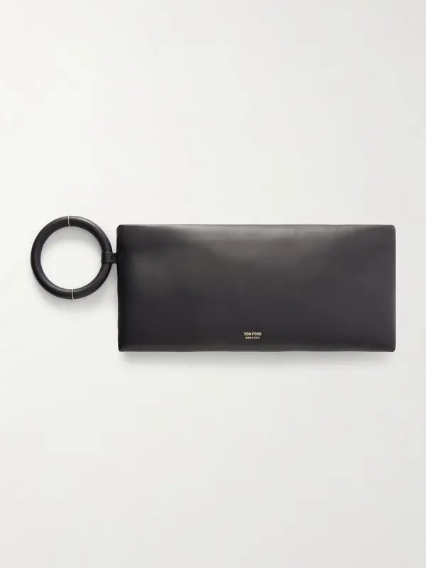 TOM FORD Leather Wristlet Clutch