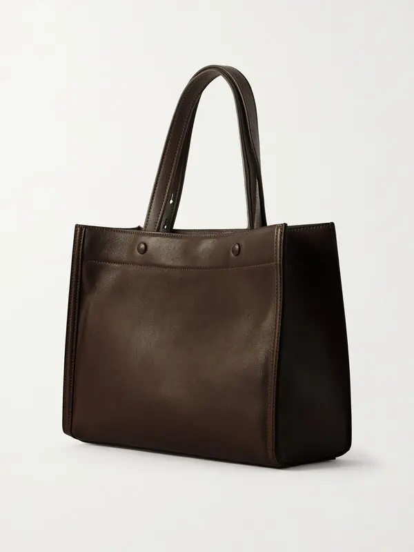 ANYA HINDMARCH Mortimer Small Leather And Suede Tote