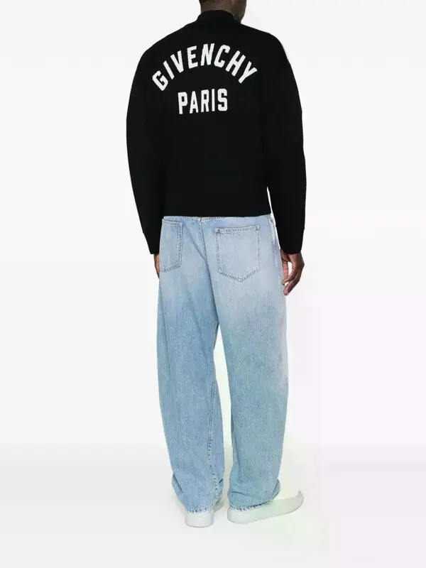 Givenchy Zipped Cardigan With Couture Seam - Black