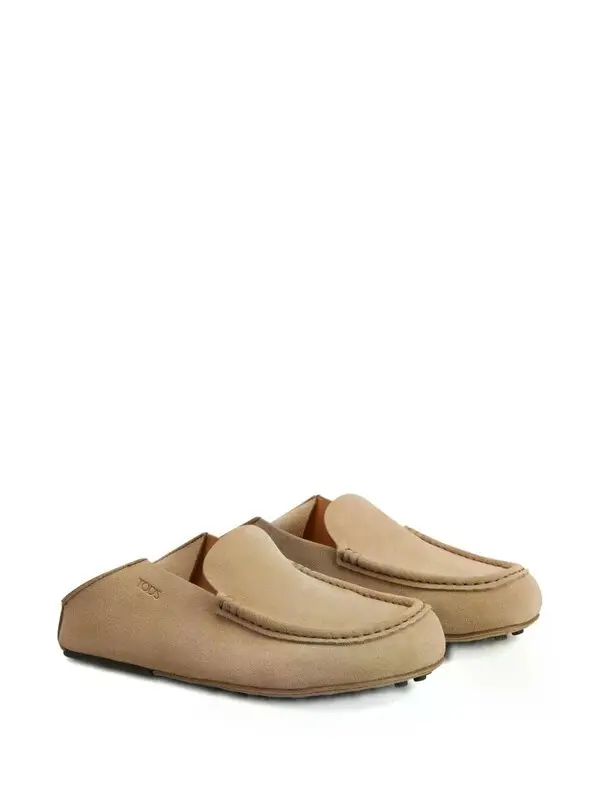TOD'S Suede Slipper Loafers
