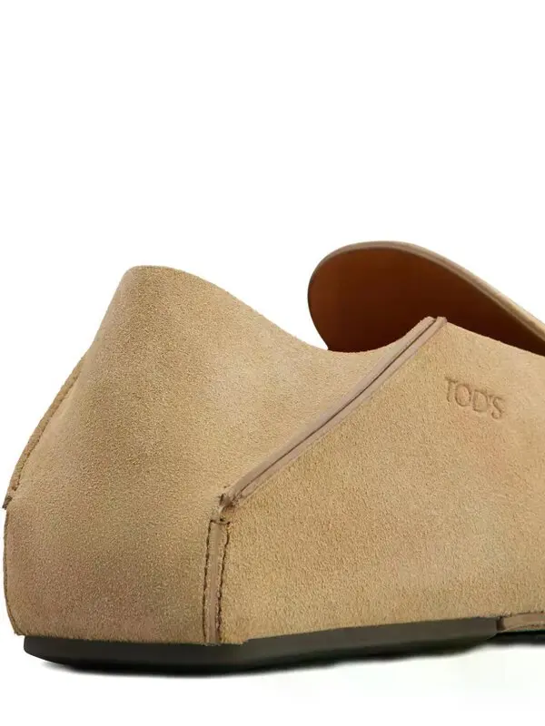 TOD'S Suede Slipper Loafers