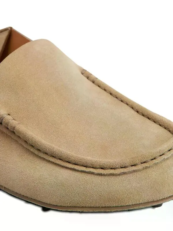 TOD'S Suede Slipper Loafers