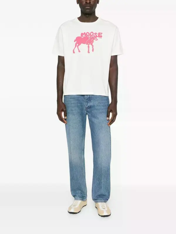 BODE Antlers Moose T-shirt - White