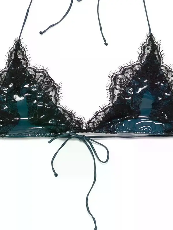 Oseree Lace Trim Bikini Set
