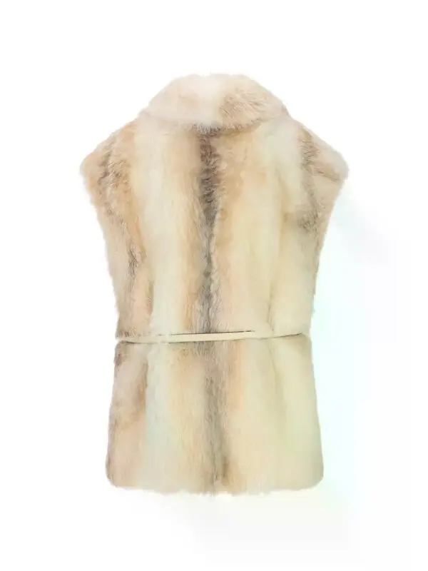 Gucci Shearling Belted Gilet
