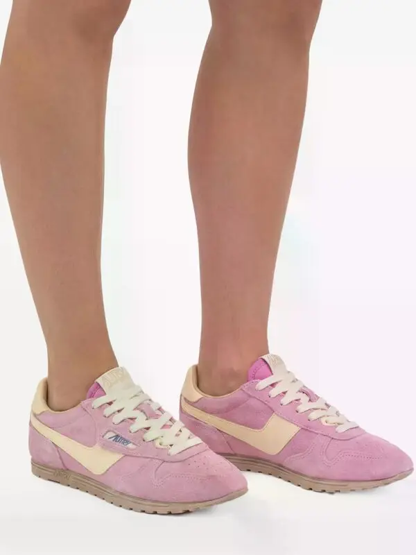 AUTRY Windspin Panelled Sneakers - Pink