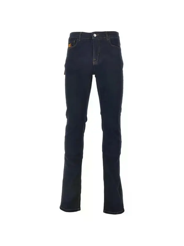 Etro Logo-motif Straight Leg Jeans
