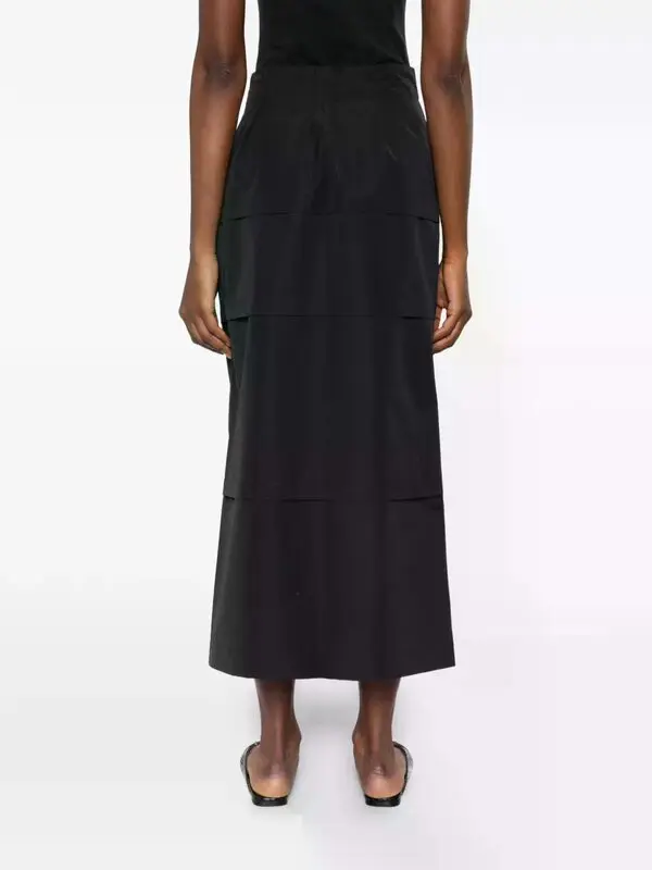 LITKOVSKA Tiered Midi Skirt
