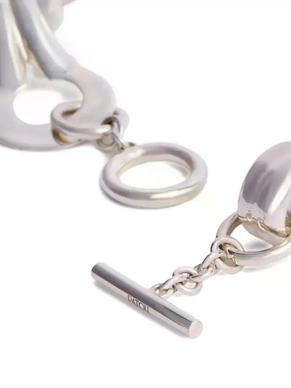 PATOU Asymmetric Chain Necklace
