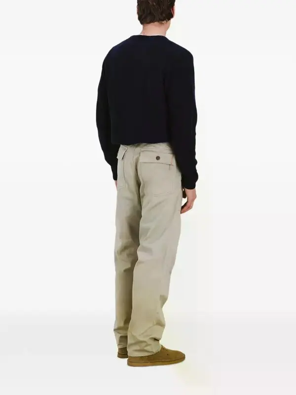 FORTELA Patch-pocket Trousers - Neutrals
