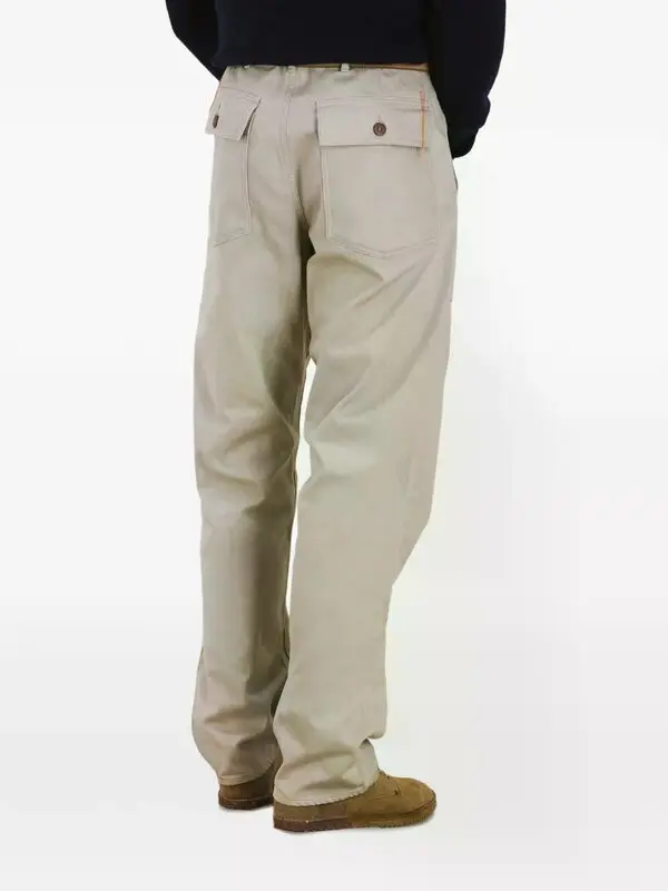 FORTELA Patch-pocket Trousers - Neutrals