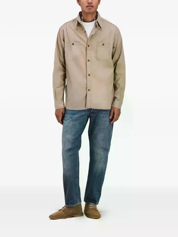 FORTELA Otero Chest-pocket Shirt - Neutrals