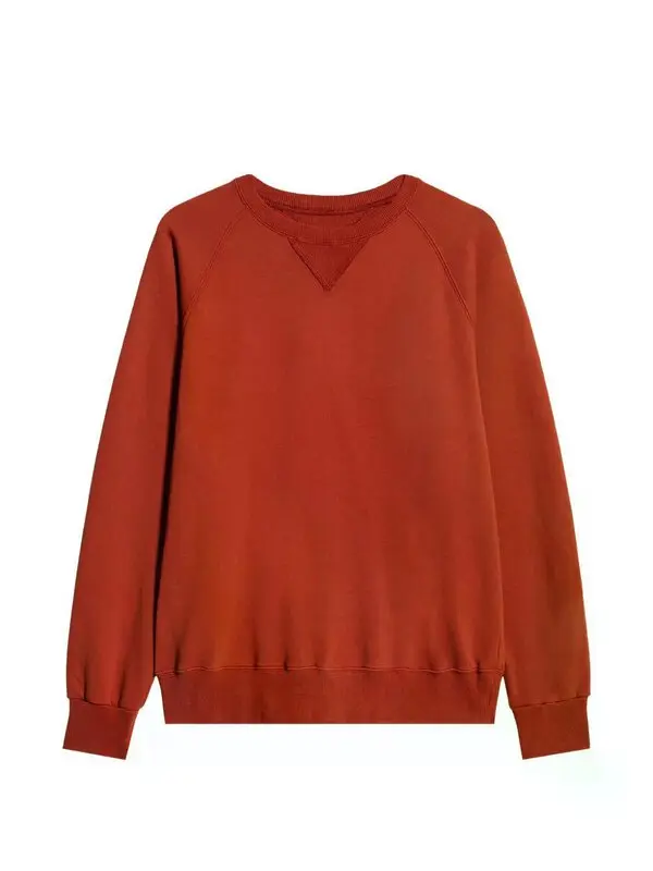 FORTELA Raglan-sleeve Crew-neck Sweatshirt - Red