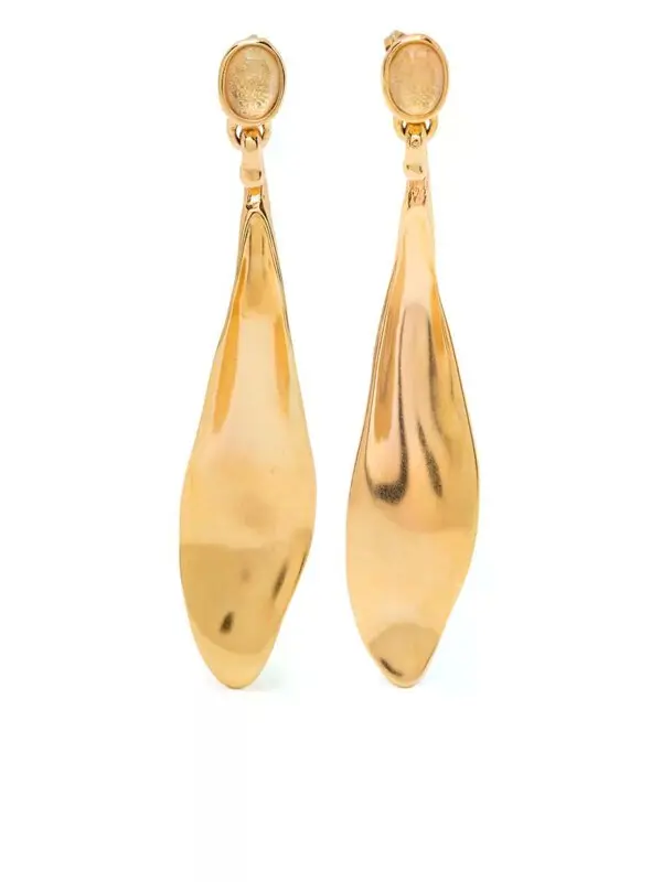 GOOSSENS Feuillage Pendant Earrings - Gold