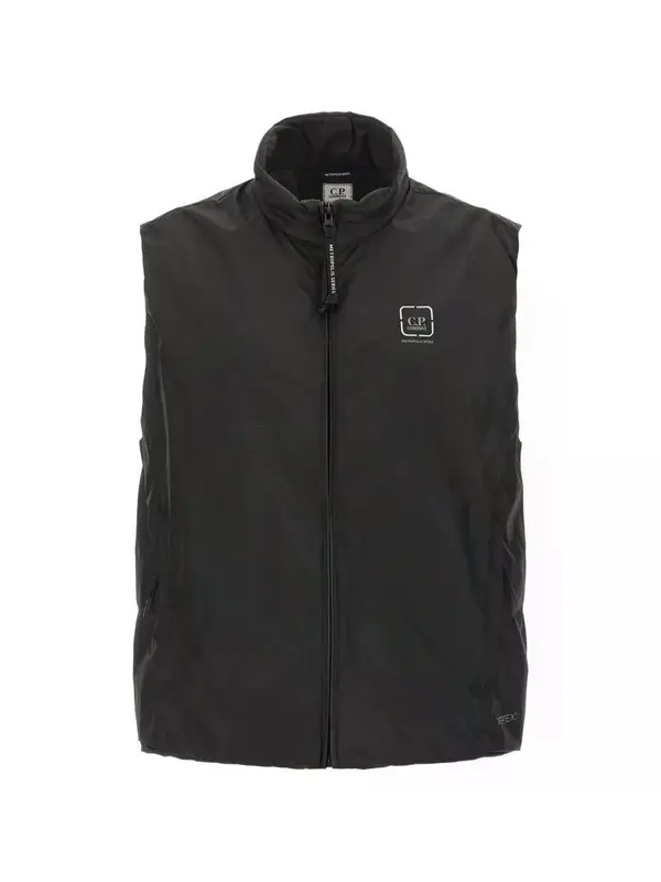 C.P. COMPANY Pertex Padded Vest - Black