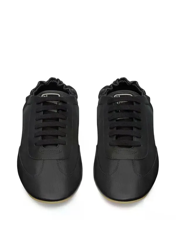 Saint Laurent Lewis Elasticised-heel Leather Sneakers