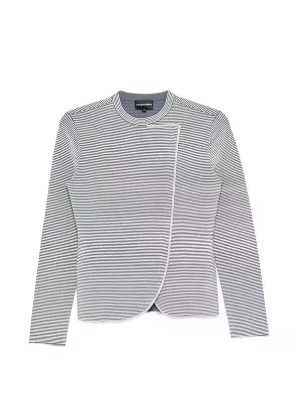Emporio Armani Striped Jacket - Grey