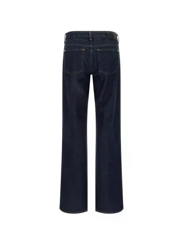 7 For All Mankind Contrast Stitching Five-pocket Jeans