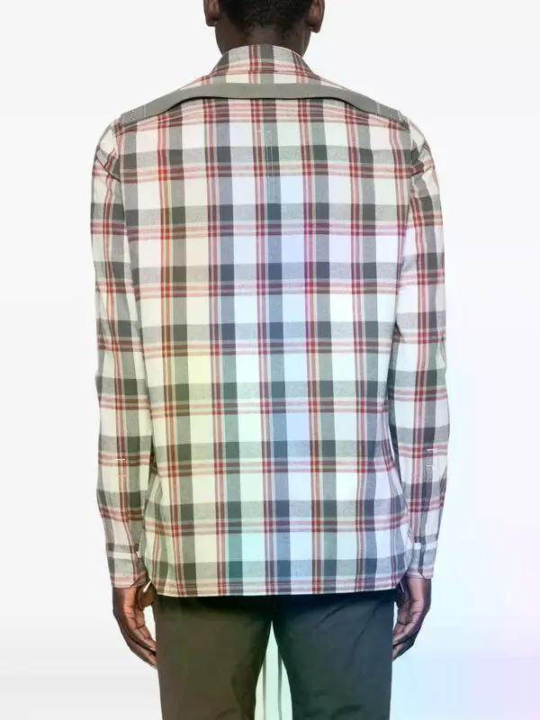 Rick Owens Plaid Flannel Shirt - Neutrals