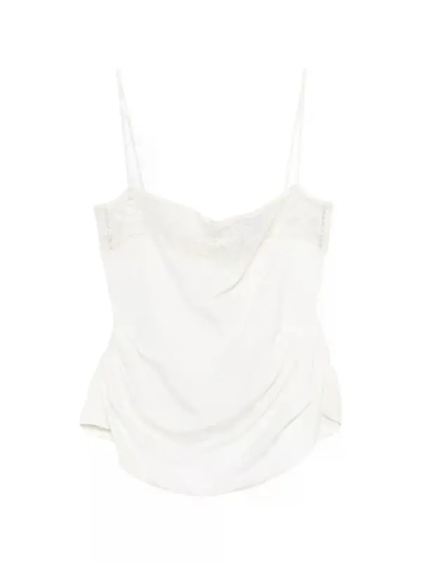 Magda Butrym Lace Trimmed Top