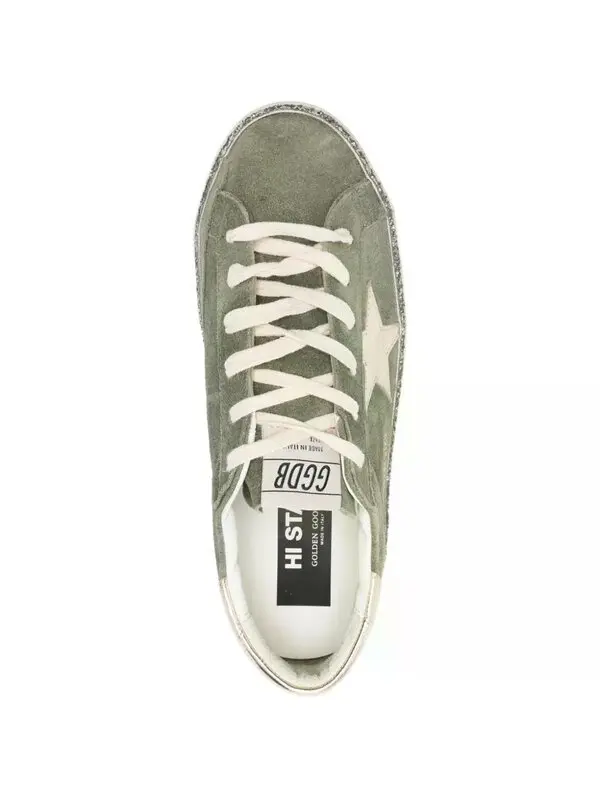 GOLDEN GOOSE Hi Star Suede Sneakers