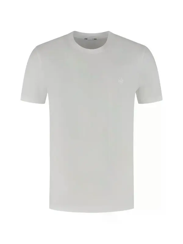 Jacob Cohen Floral-embroidered T-shirt