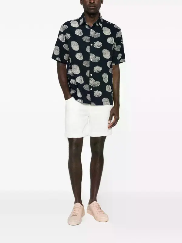 DONDUP Rolled-hem Shorts - White