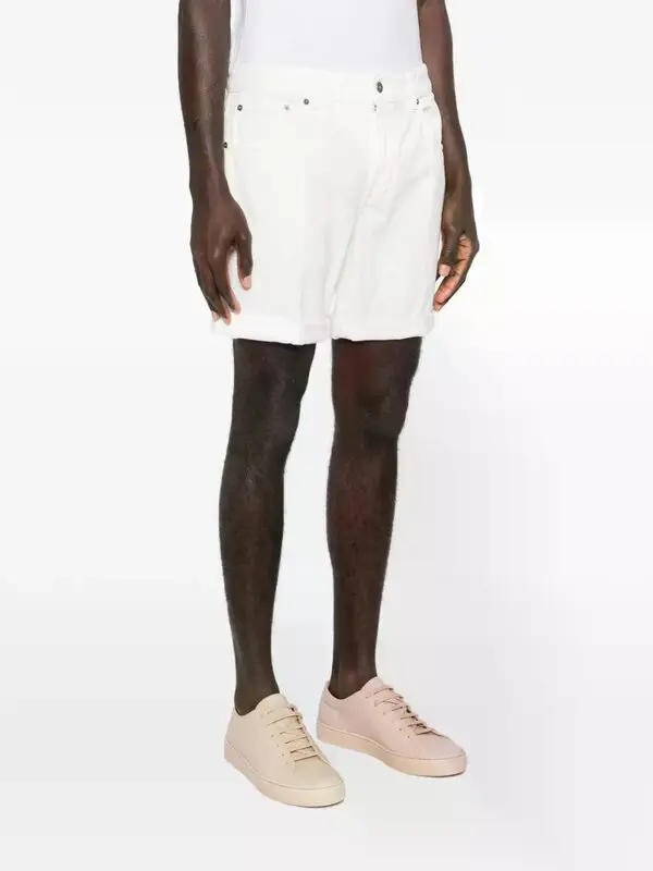 DONDUP Rolled-hem Shorts - White