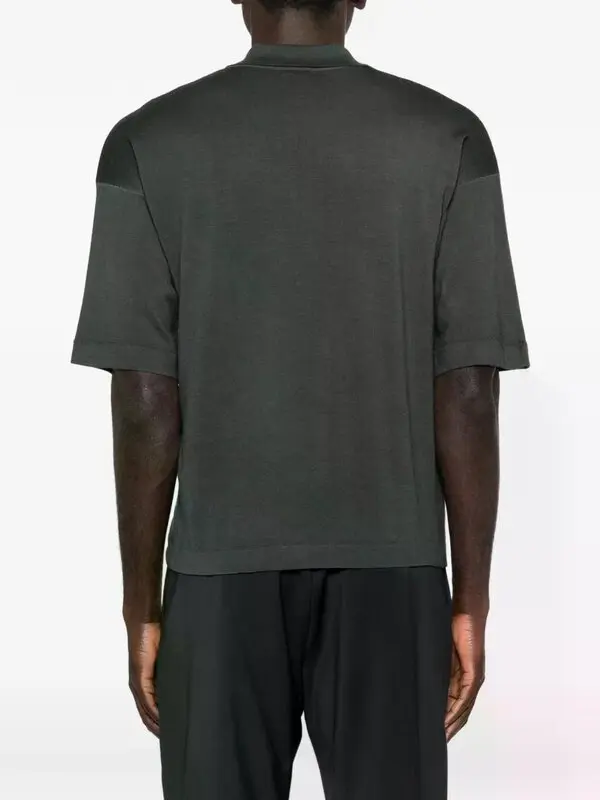 Barena Venezia Doni Button-down Fine-knit Shirt - Grey