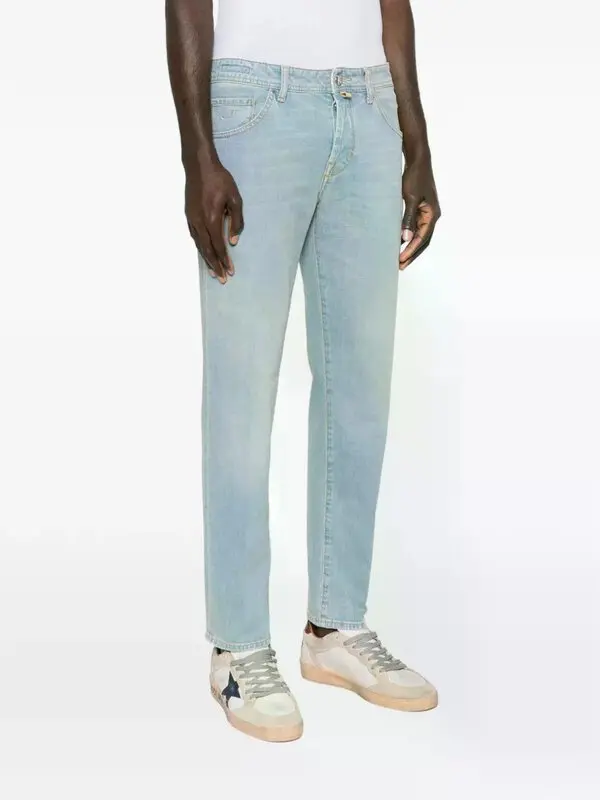 Jacob Cohen Slim Fit Cropped Jeans - Blue