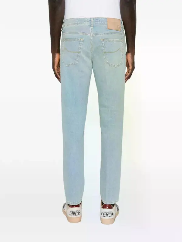 Jacob Cohen Slim Fit Cropped Jeans - Blue