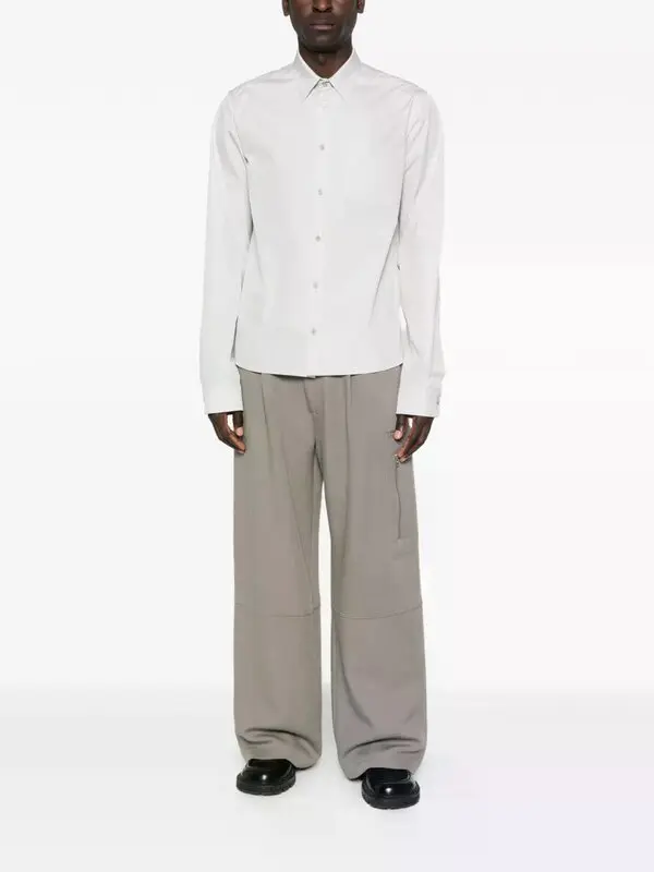 RIER Button-fastening Pocket Shirt - Grey
