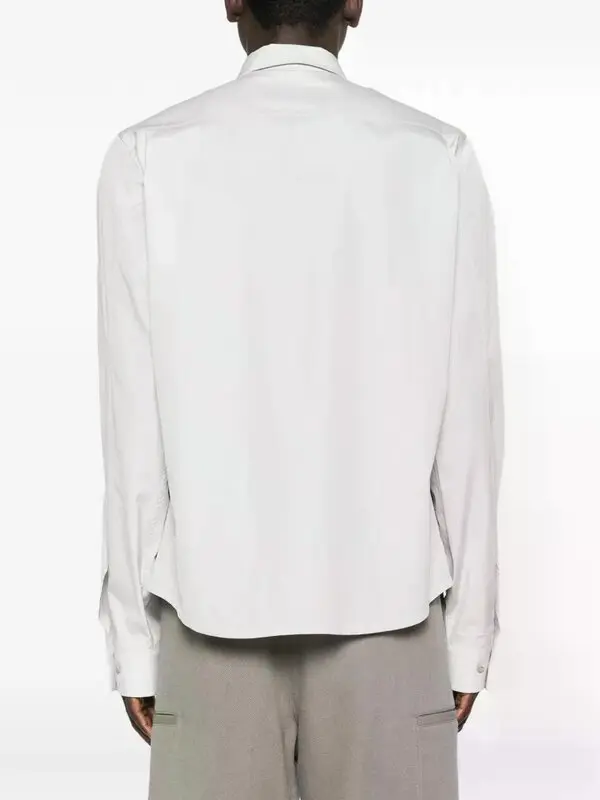 RIER Button-fastening Pocket Shirt - Grey