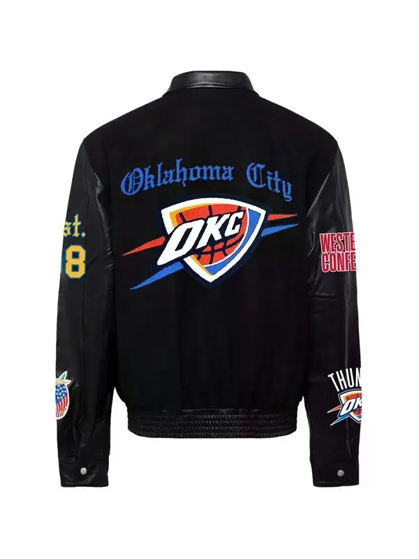 JEFF HAMILTON Oklahoma City Thunder Varsity Jacket