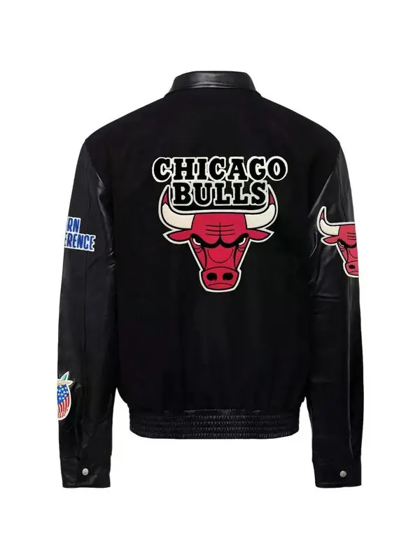 JEFF HAMILTON Logo Patch Bomber Jacket