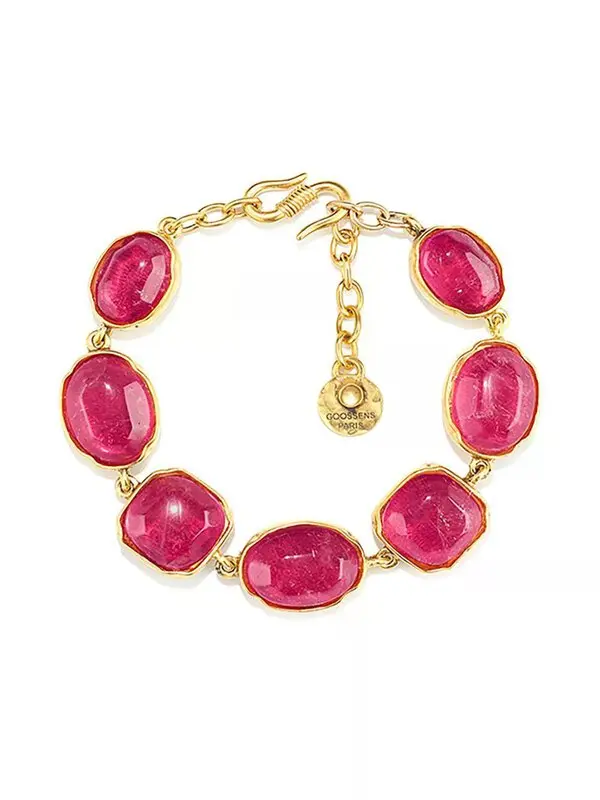 GOOSSENS 24k Yellow Cabochons Bracelet - Gold