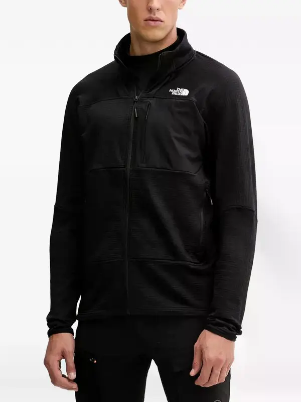 The North Face Long-sleeve Zip-up Sweatshirt - Black