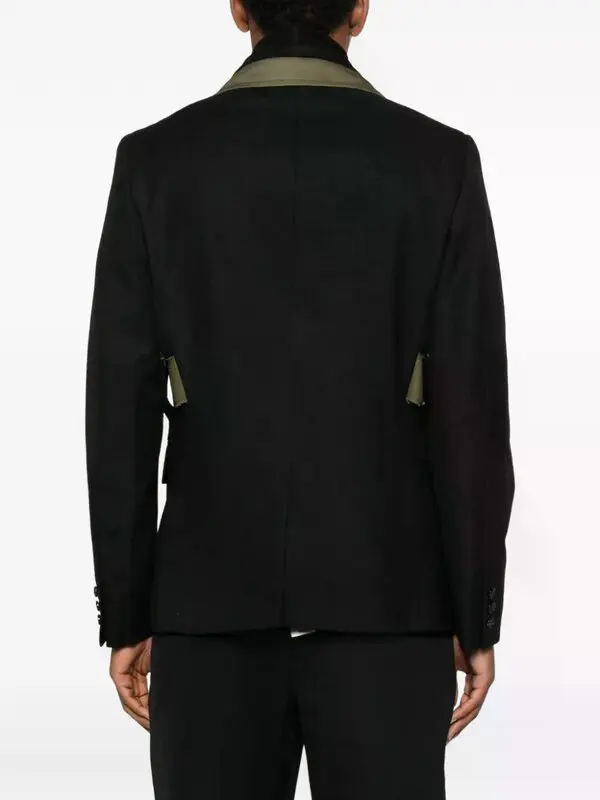 Comme Des Garçons Deconstructed Military Jacket - Black