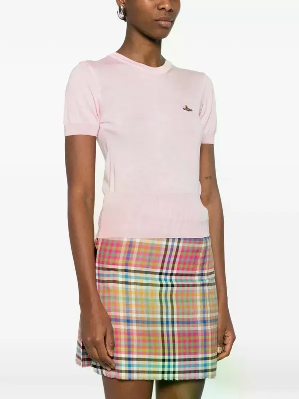 VIVIENNE WESTWOOD Bea Short-sleeve Sweater - Pink