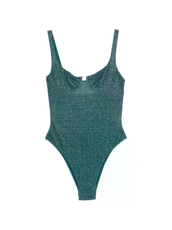 Oseree Glitter Swimsuit - Green