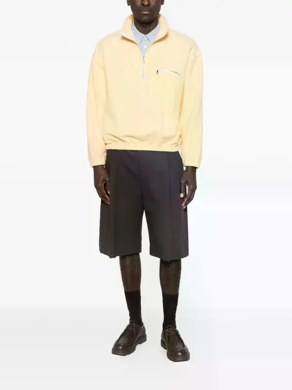 RIER Zip-fastening Pocket Sweatshirt - Yellow